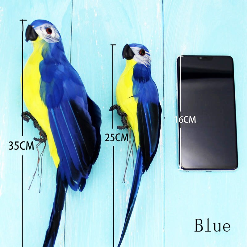 25/35cm Handmade Simulation Parrot Garden Bird Pro... – Grandado