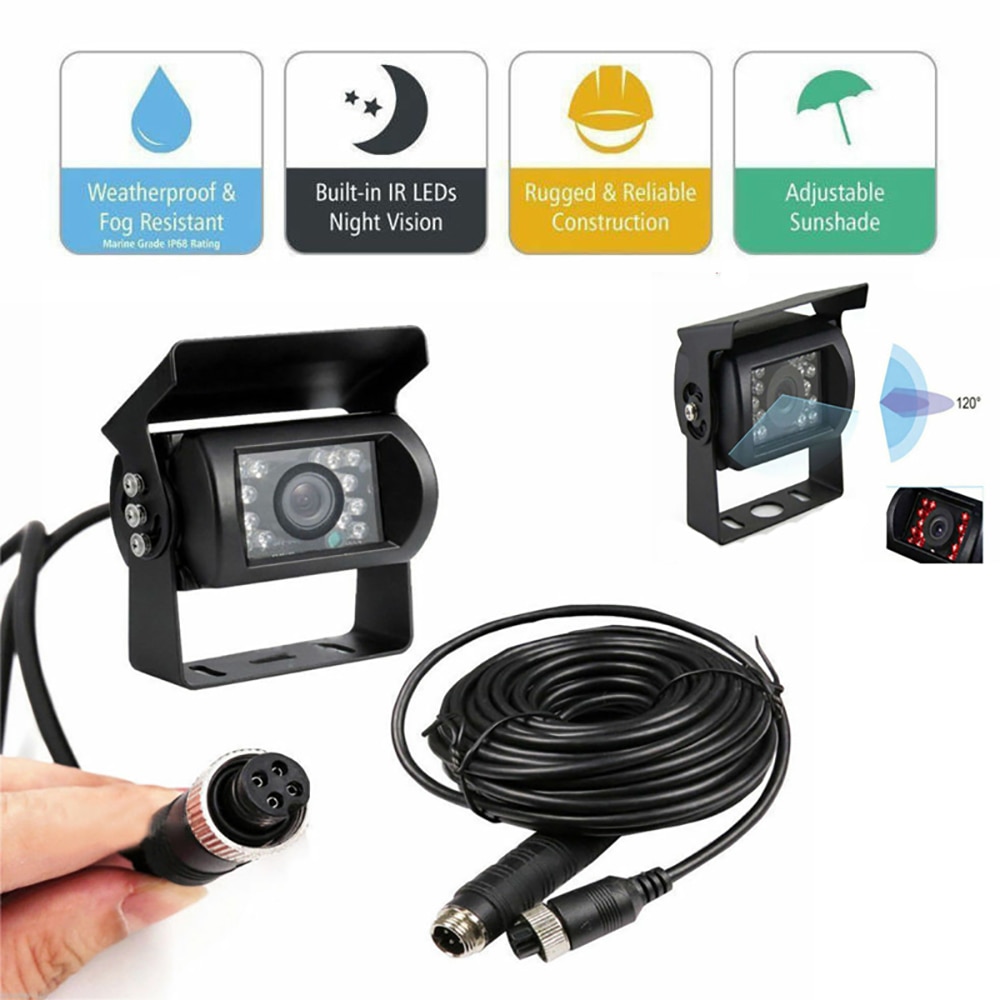 Podofo Car Rear View Camera Backup Camera for Bus ... – Vicedeal