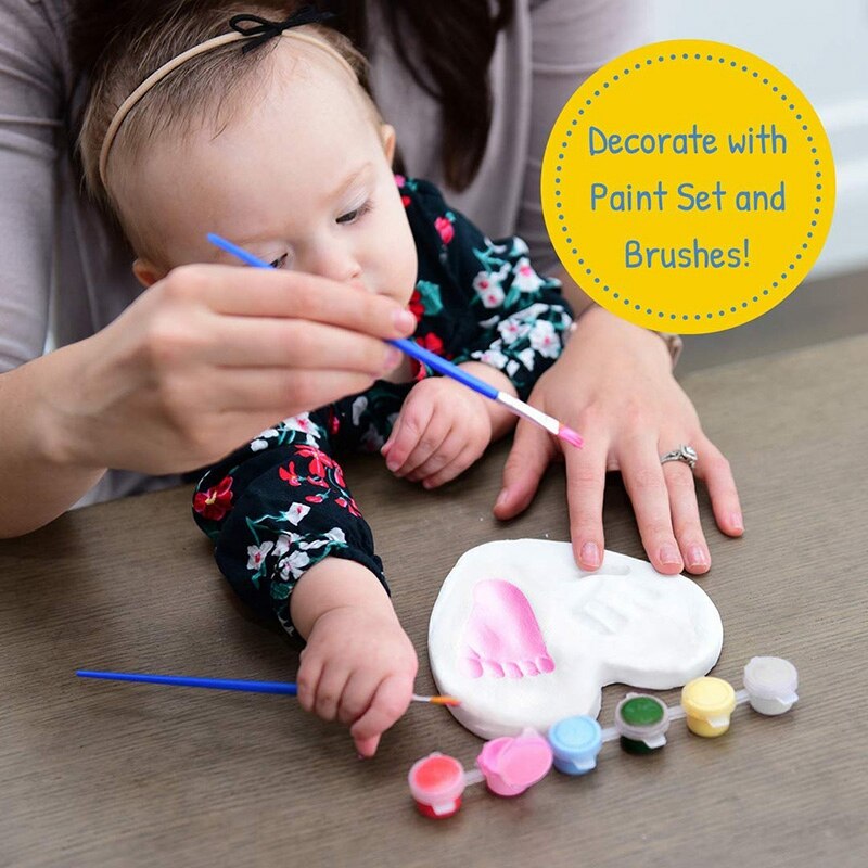 Baby Footprint Kit & Handprint Ornament Kid Girl &... – Vicedeal
