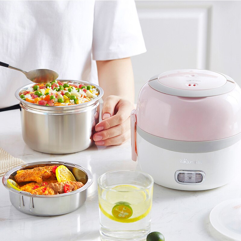 2 Layer 1.3L Mini Rijstkoker 220V Office Draagbare... – Grandado
