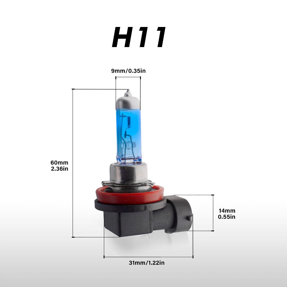 2 Pcs Super Heldere 55W Auto H4 H7 H11 H1 9005 900... – Grandado