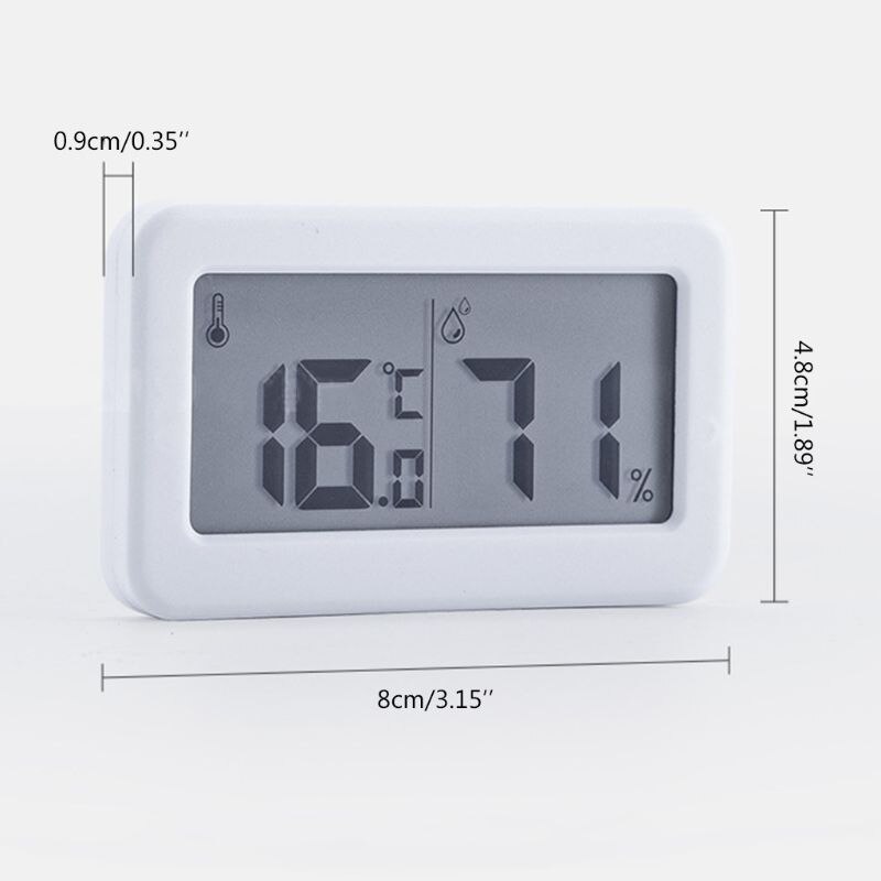 Electronic Thermometer Hygrometer Digital Large Sc... – Vicedeal