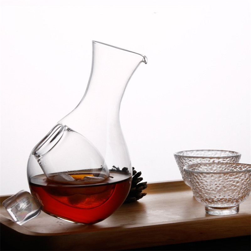 Kreative Japanischen Stil Glas Wein Flasche Daumen... – Vicedeal