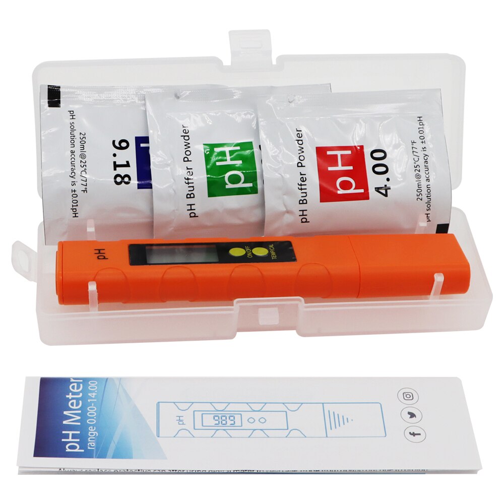 Digital PH Meter LCD PH Tester Accuracy 0.1 Automa... – Grandado