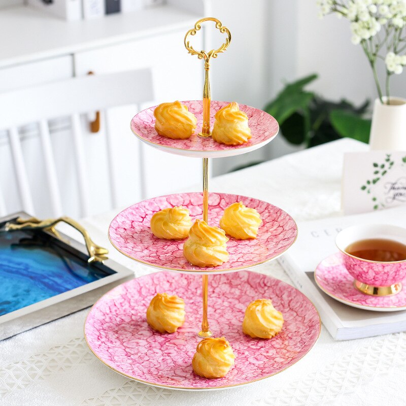 Europa Keramische 3-Tier Fruitschaal Dessert Cake ... – Grandado