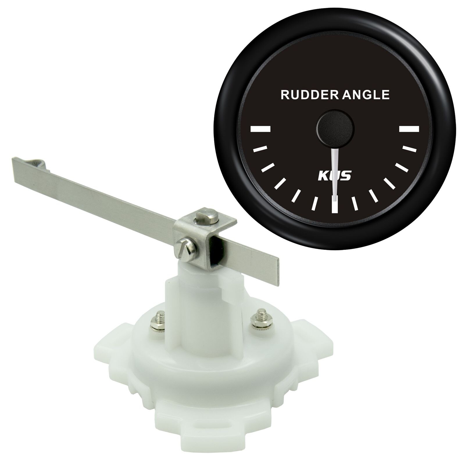 KUS Boat Rudder Angle Indicator Gauge 12V 24V With... – Vicedeal