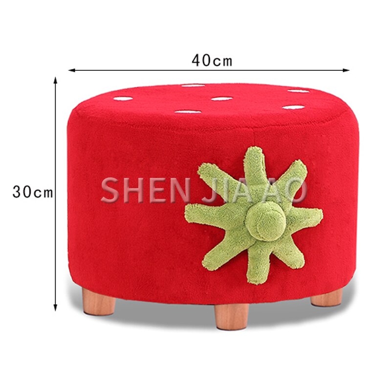 Children's Cartoon Stool Cute Strawberry Stool... – Grandado