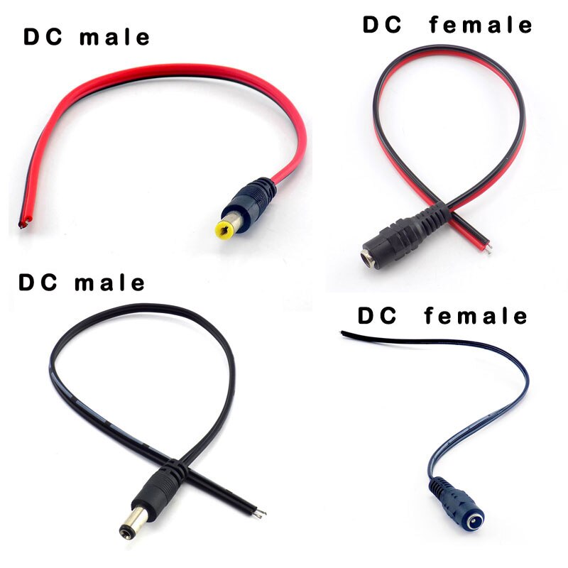Dc Man Vrouw Plug Kabel Led Connectoren Voor Cctv ... – Vicedeal