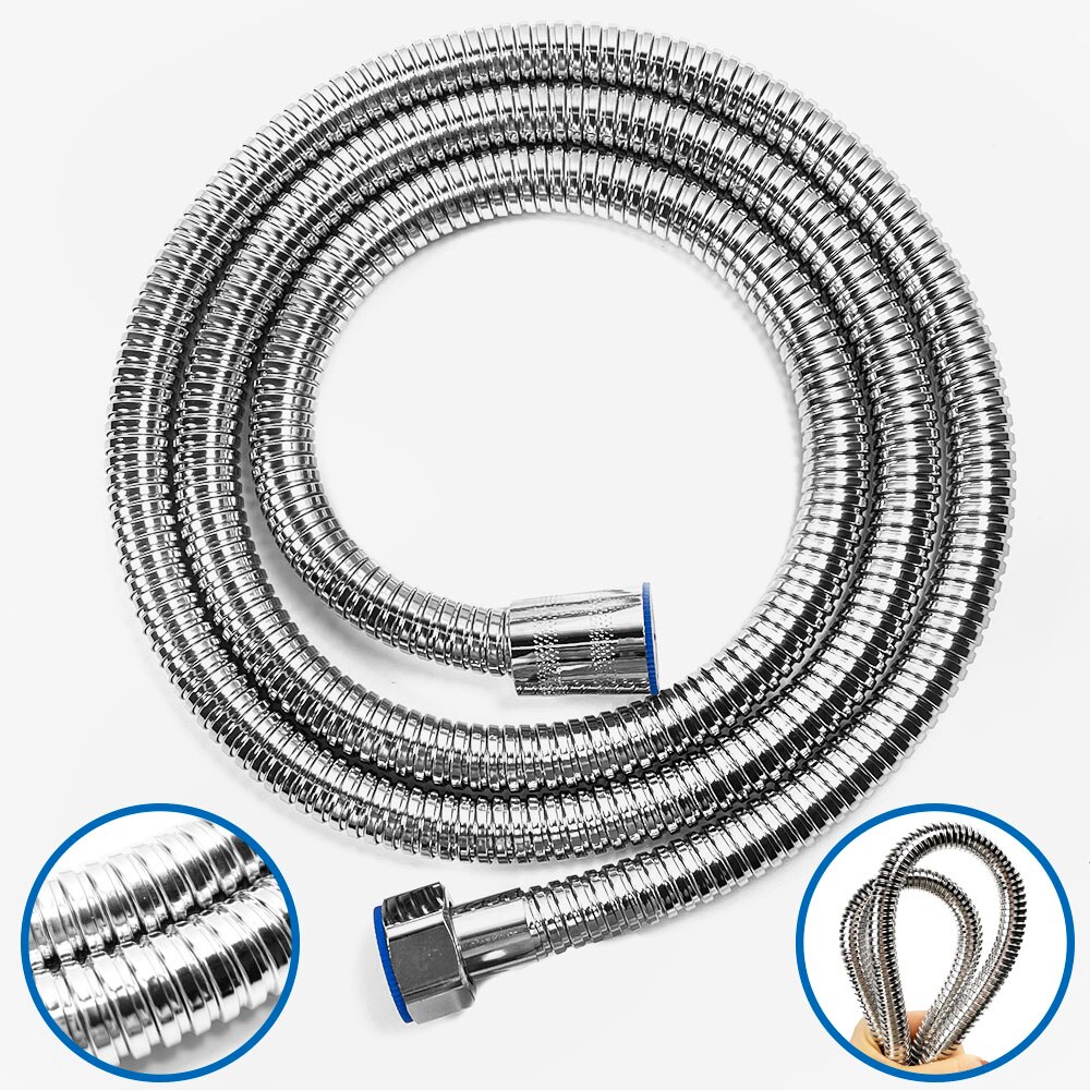 Stainless Steel Flexible Shower Hose Long Bathroom... – Grandado