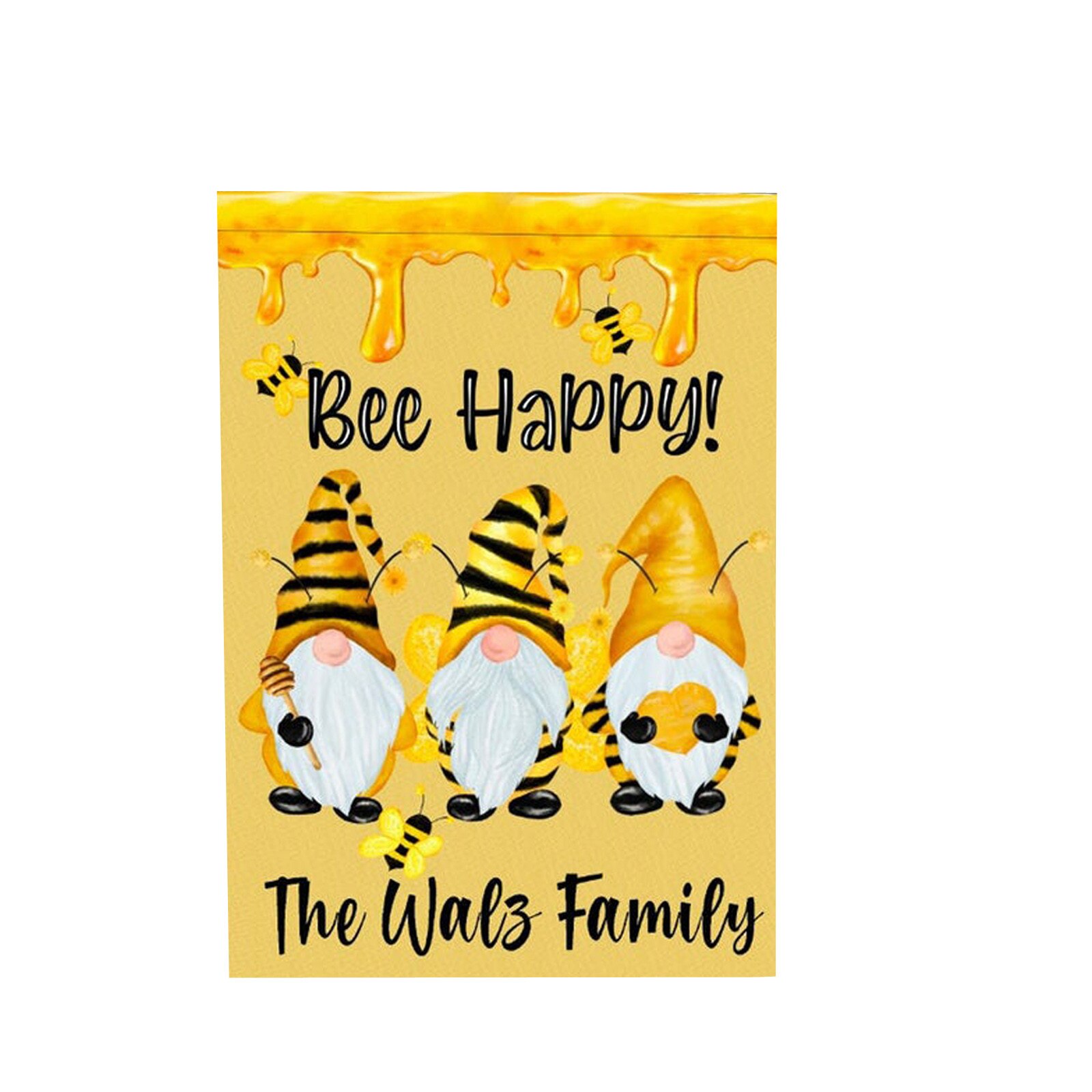 Home Decorative Bees Happy Garden Flag, Garden Fla... – Grandado