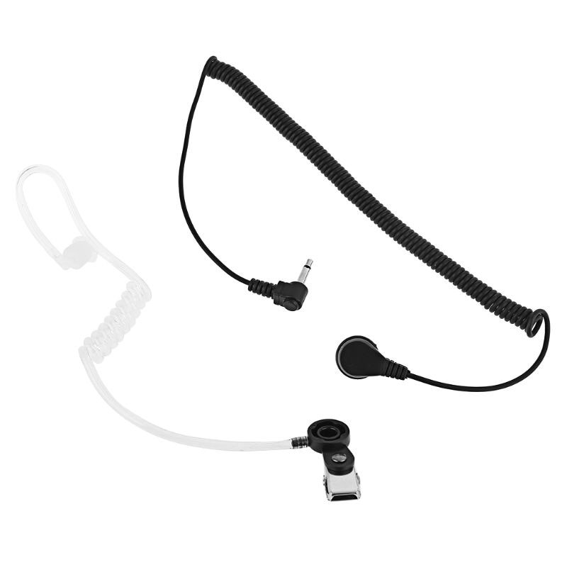 3.5mm Air Acoustic Tube Earpiece Headset for Two-W... – Grandado