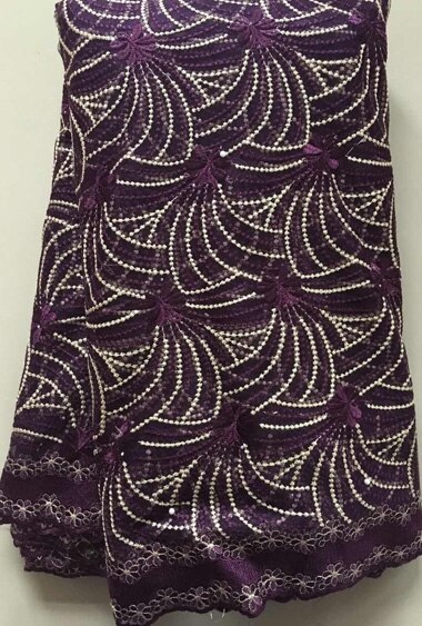 Rose african lace fabric lace French Net Embroider... – Grandado