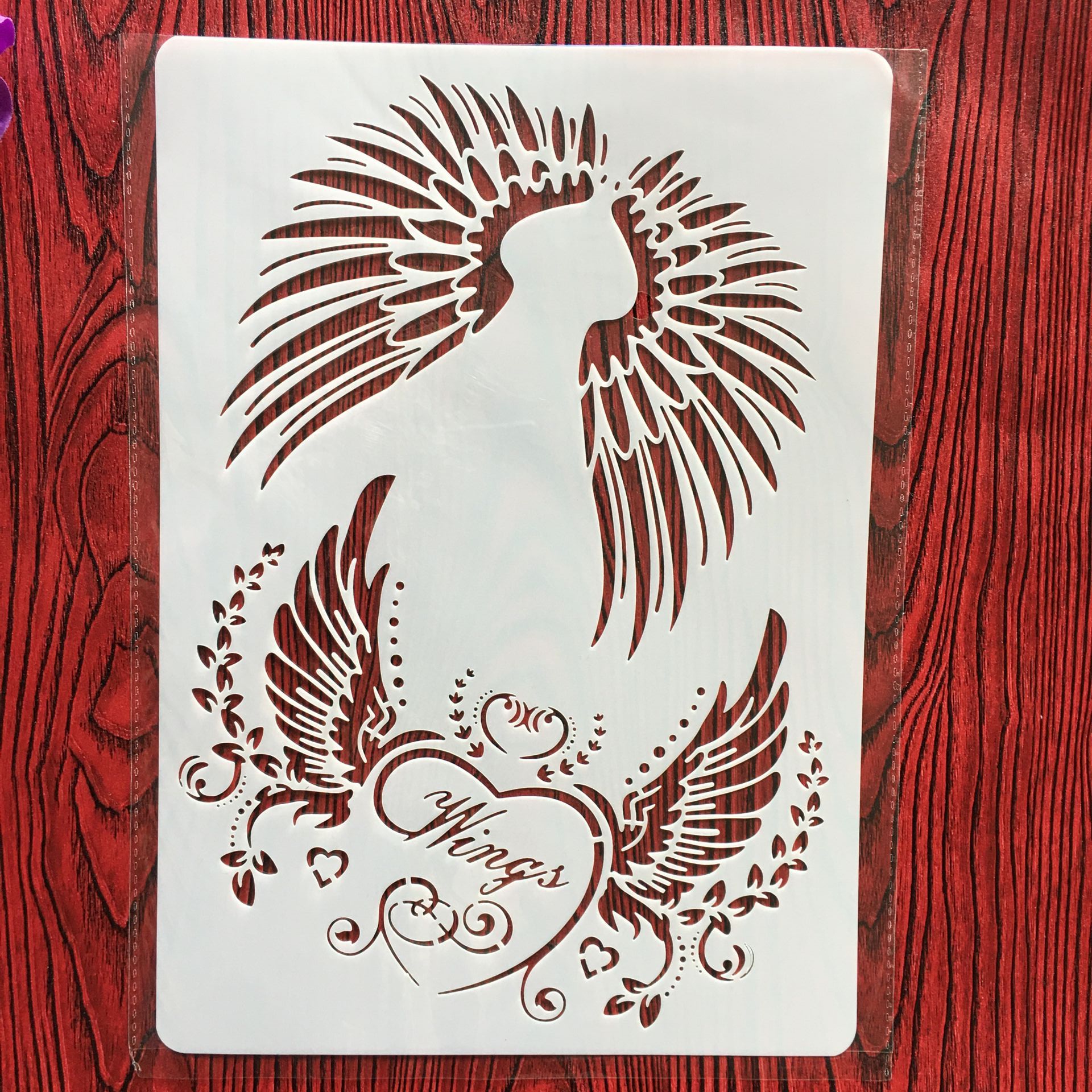 A4 29 * 21cm Angel wings DIY Stencils Wall Paintin... – Vicedeal