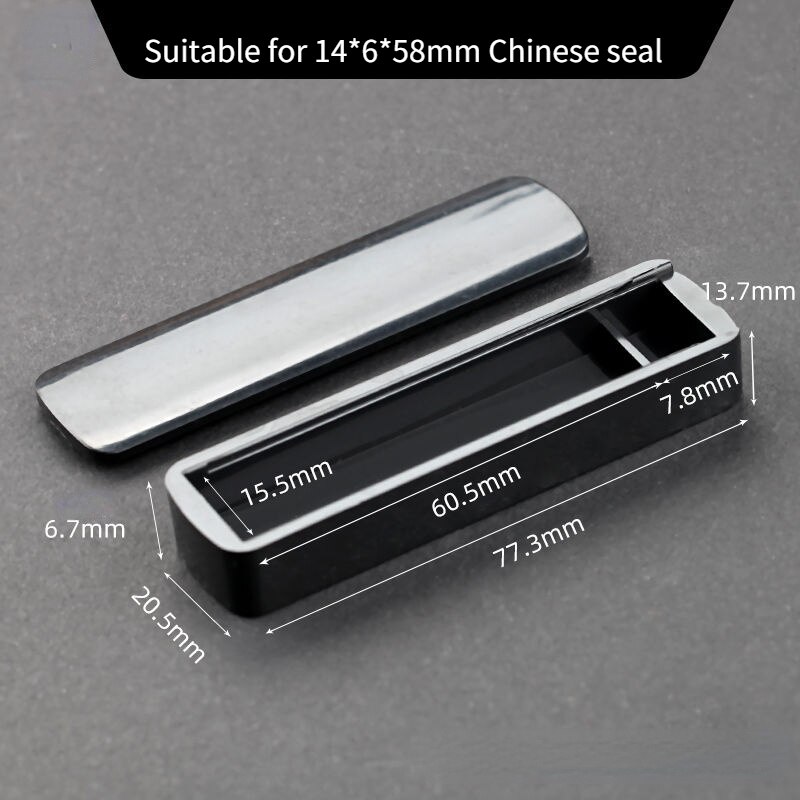 Portable Seal Boxes Square Acrylic Plastic Chinese... – Grandado