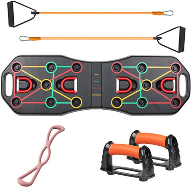 Folding Push Up Board Gym Home Fitness Exercise Eq... – Grandado
