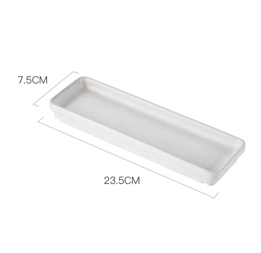 Ceramic Storage Tray Rectangle Fruit Salad Dessert... – Vicedeal