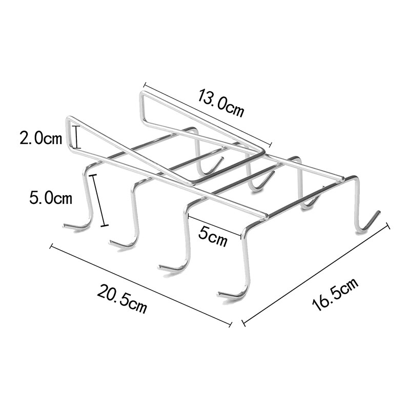 Kopholder 304 rustfrit stål sømfri hylde hængende ... – Grandado