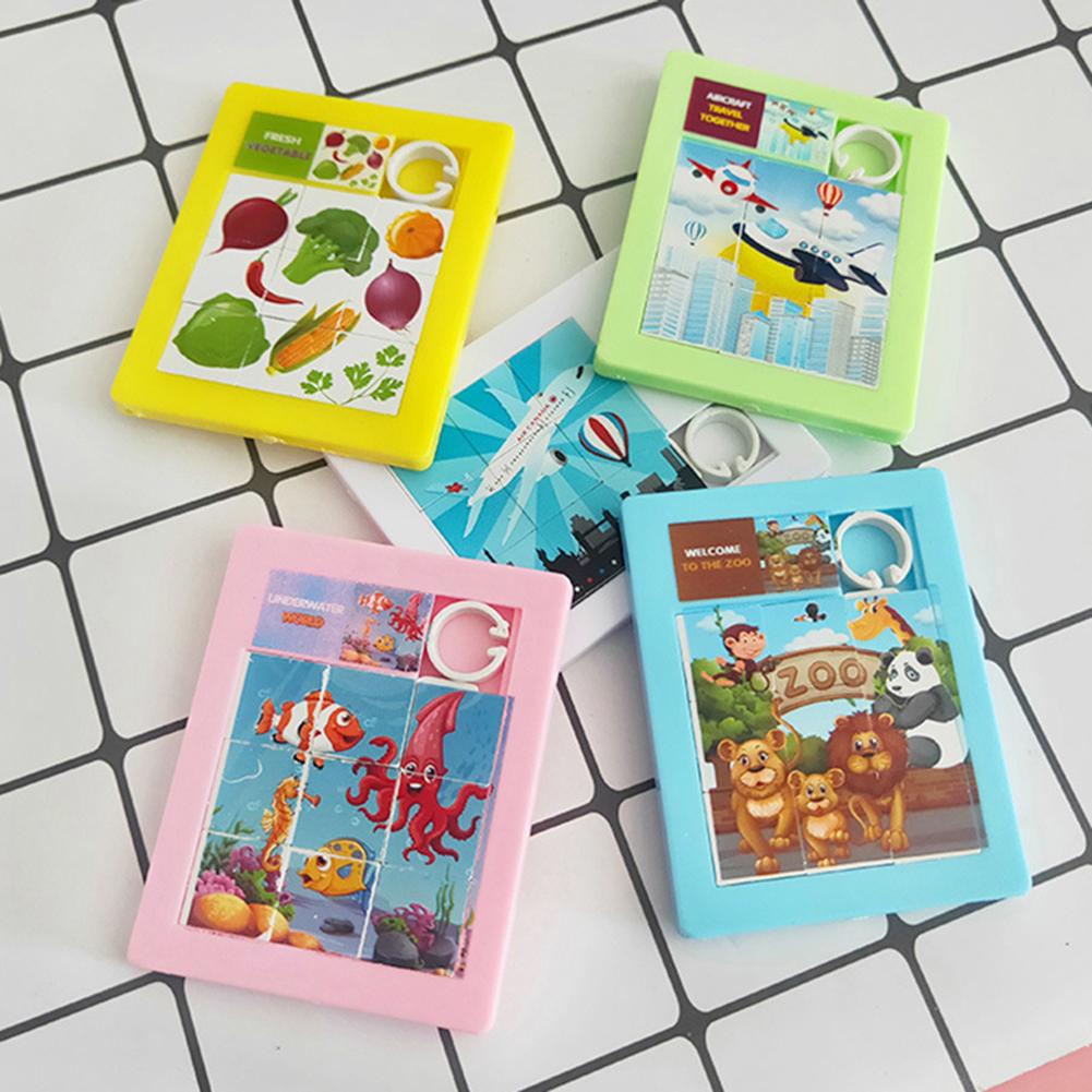 Plastic Cartoon Sliding 9 Grid Flat Jigsaw Game To... – Grandado