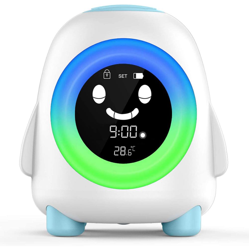 Kids Wekker Digitale Wakker Klok Met 5-Kleur Veran... – Grandado