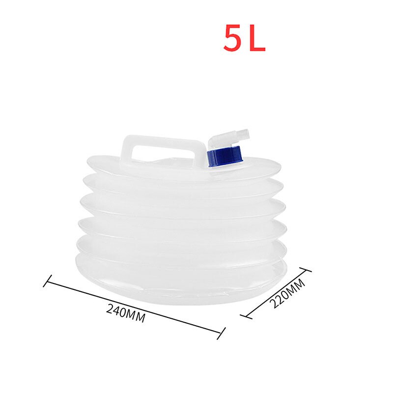 Sac à eau pliable seau rétractable de 5l/10l/15l, ... – Grandado