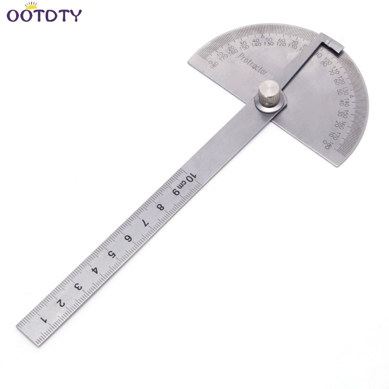Stainless Steel Round Head 180 degree Protractor A... – Grandado