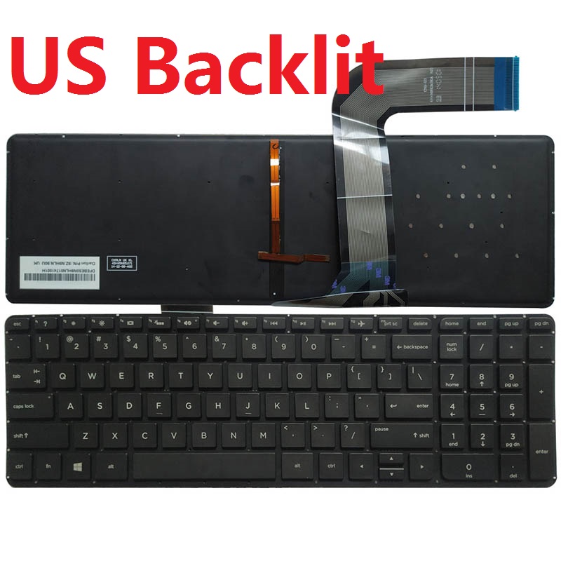 Us/Sp/Spaans Laptop Toetsenbord Voor Hp 15-P 17-F ... – Vicedeal