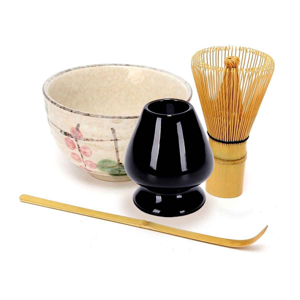 4Pcs/set Traditional Matcha Giftset Natural Bamboo... – Grandado