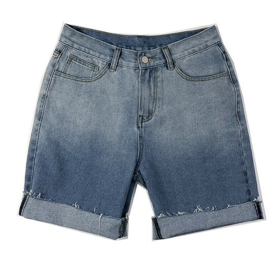 Men's denim shorts spring and summer handsome loos... – Grandado