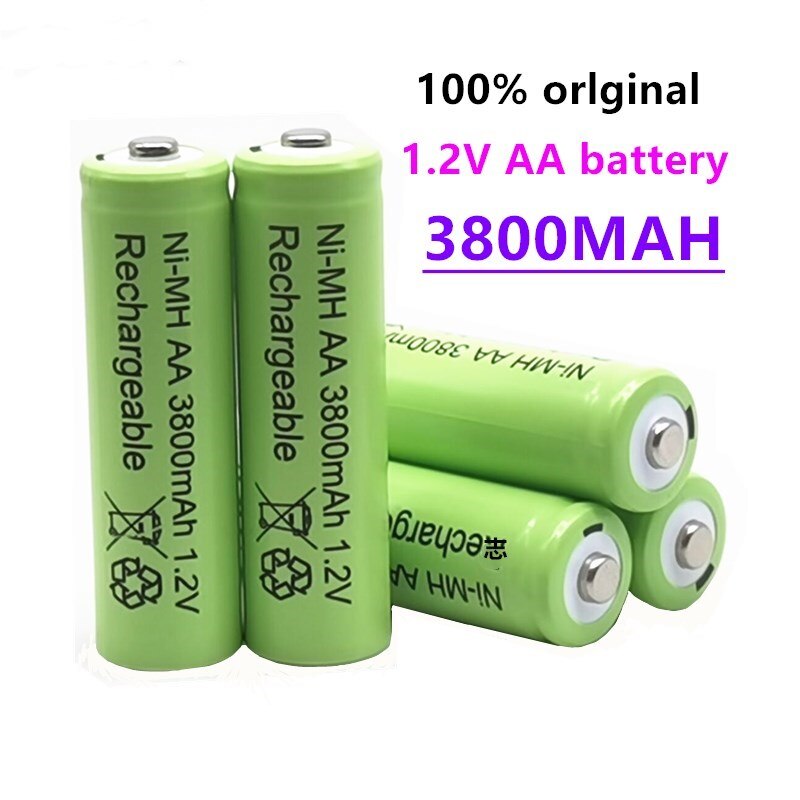 3800mAh AA 1.2V battery Ni-MH rechargeable battery... – Grandado