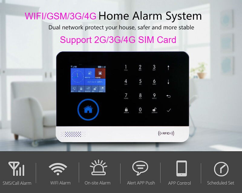 Tuya 4G Wifi GSM Alarm System For Home Security&am... – Vicedeal