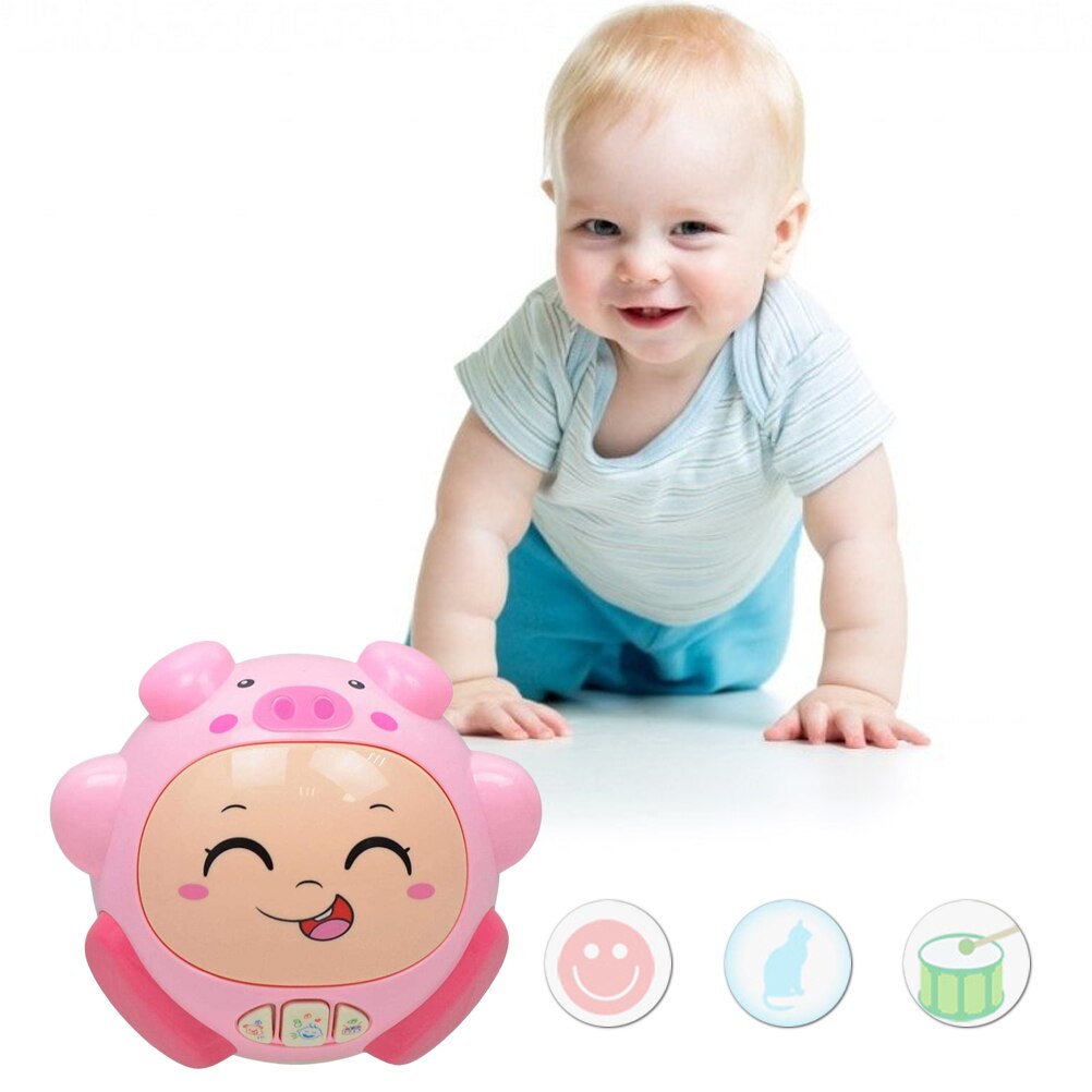 Cute Cartoon Electric Rolling Ball Light Sound Fun... – Grandado