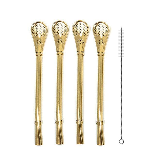 UPORS 4pcs 304 Stainless Steel Bombilla Drinking S... – Grandado