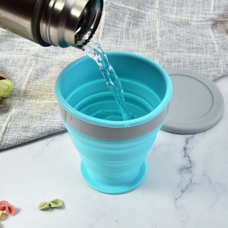 Folding Tea Cups BPA FREE Food Grade Water Cup Sil... – Grandado