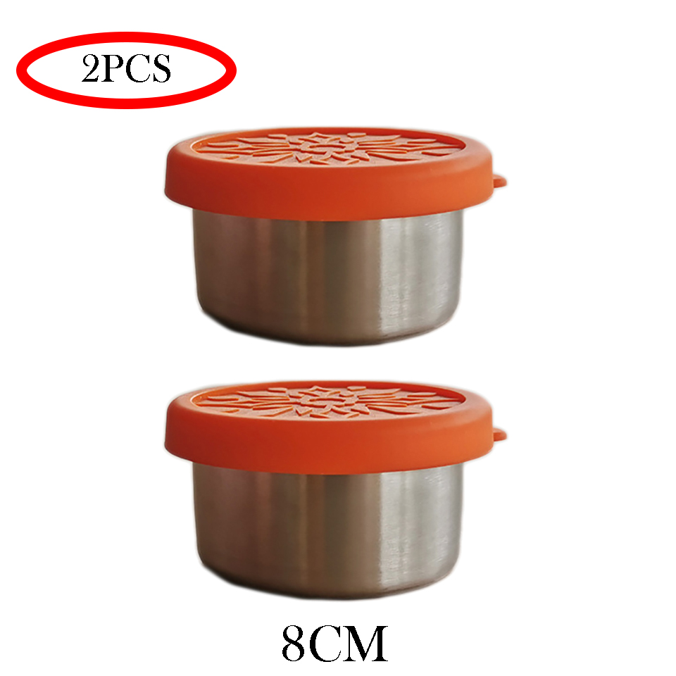 2 Stuks Draagbare Mini Saus Opslag Containers Met ... – Vicedeal