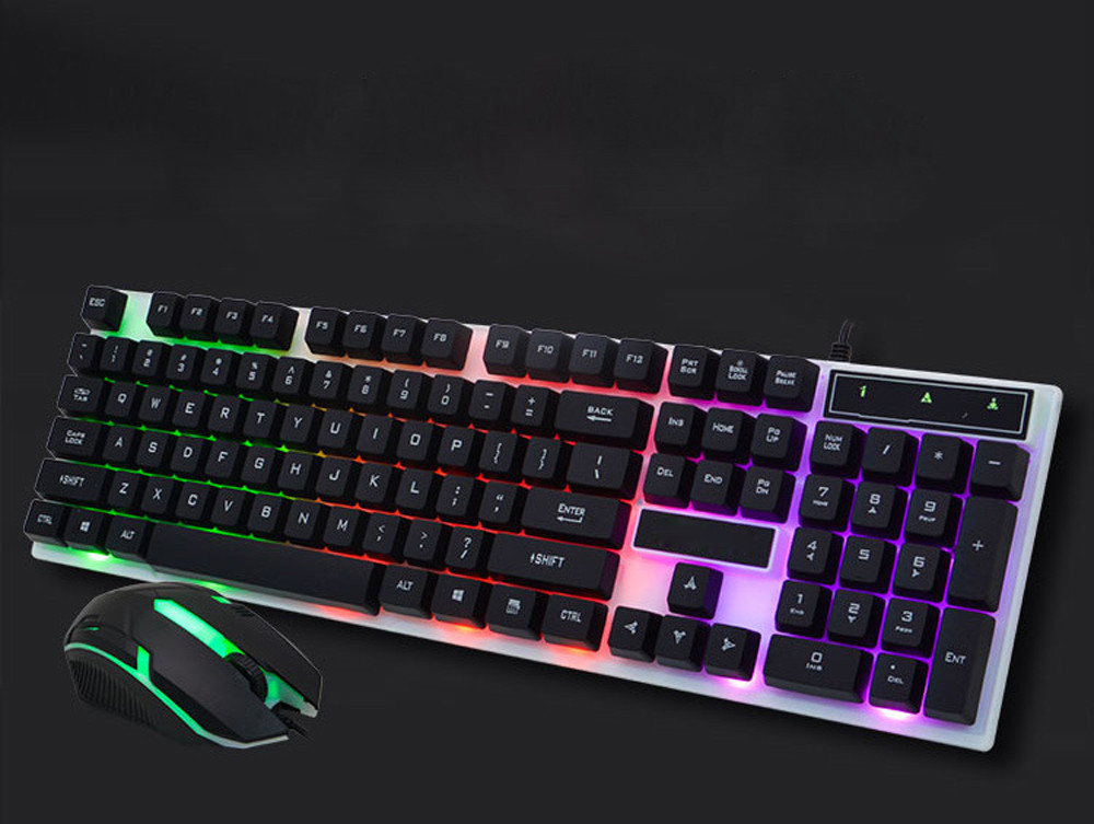 35@ Mechanical Keyboard Led Rainbow Color Backligh... – Vicedeal