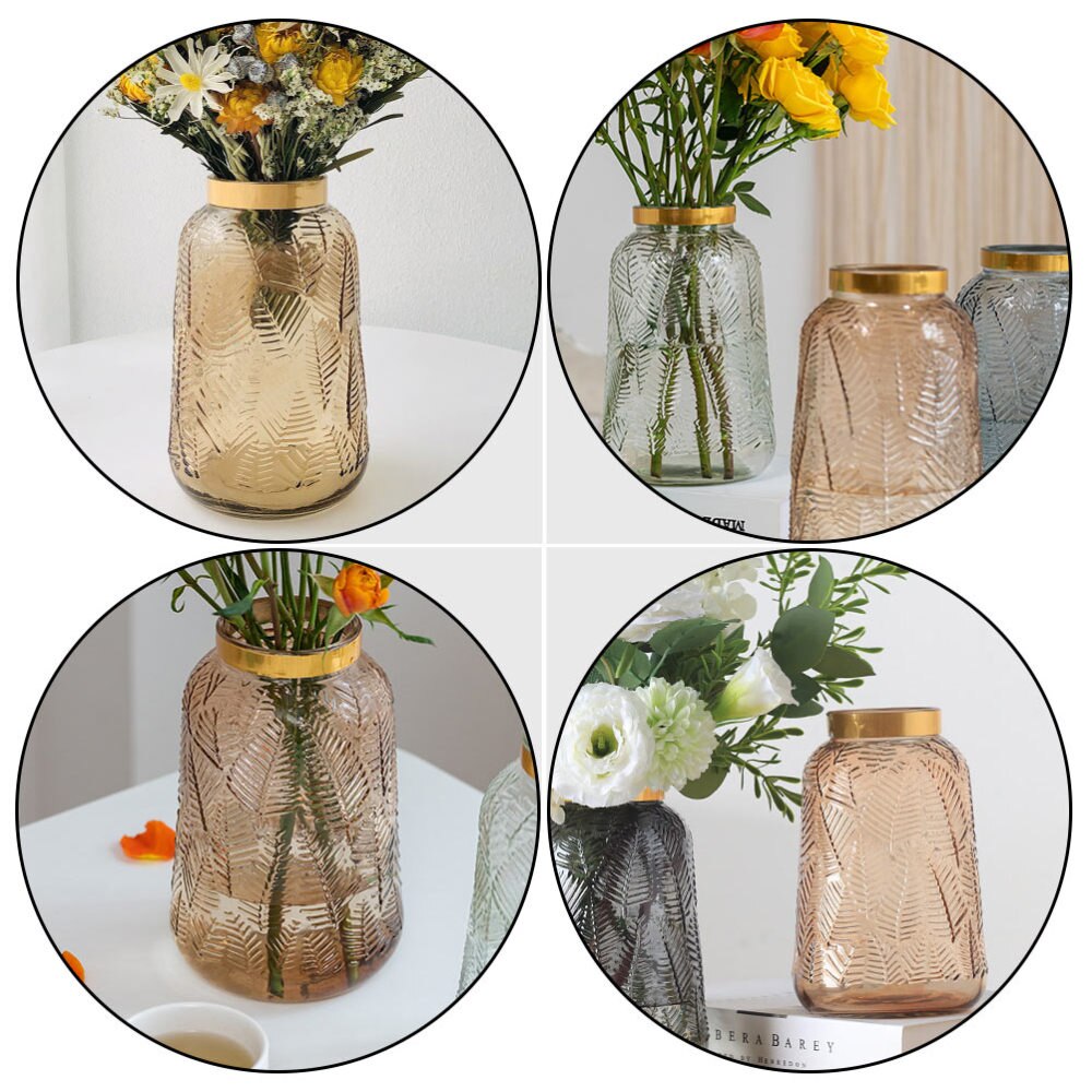 1pc Glass Craft Vase Desktop Vase Plant Container ... – Grandado