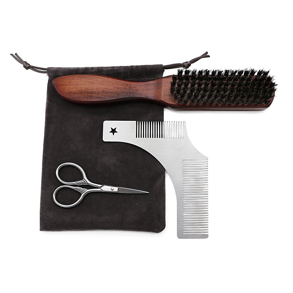 Bristle Wooden Handle Brush Two-Sided Stainless St... – Vicedeal