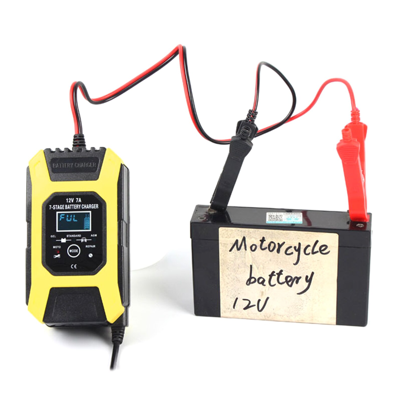 Car Battery Charger 12V 7A Lead-acid Batteries Cha... – Grandado