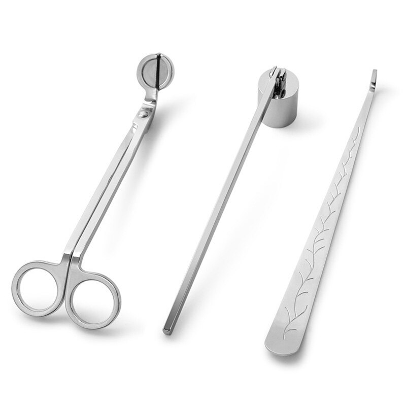 3Pcs Stainless Wick Tool Dipper Hook Clipper Steel... – Grandado
