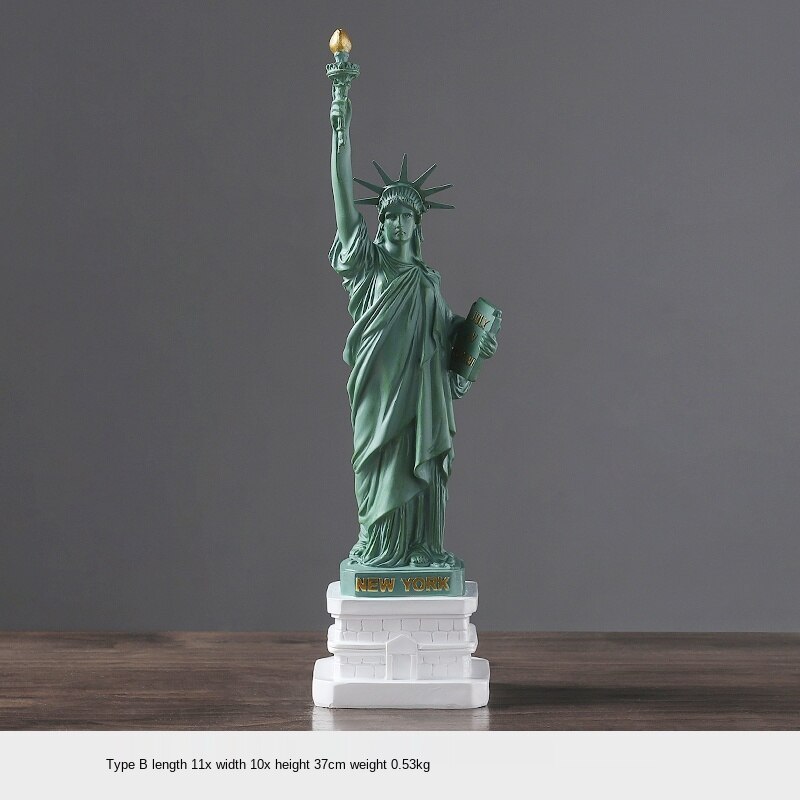 Home Decoration Statue of Liberty Resin Sculpture ... – Vicedeal