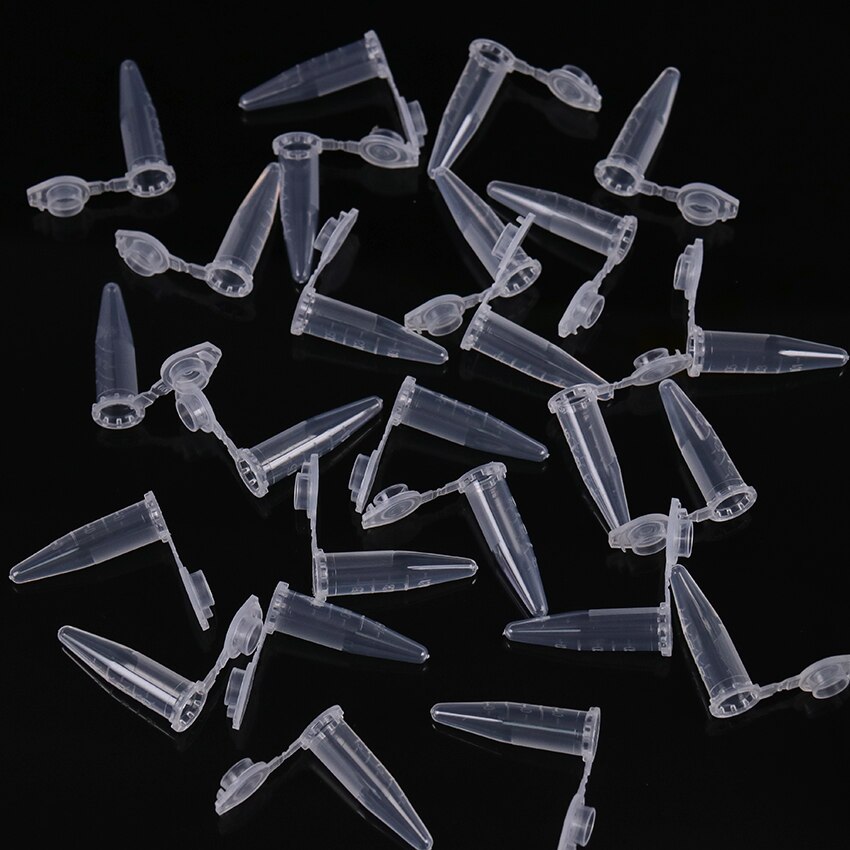 50PCS 0.5ml Lab Mini Plastic Test Tube Centrifuge ... – Vicedeal