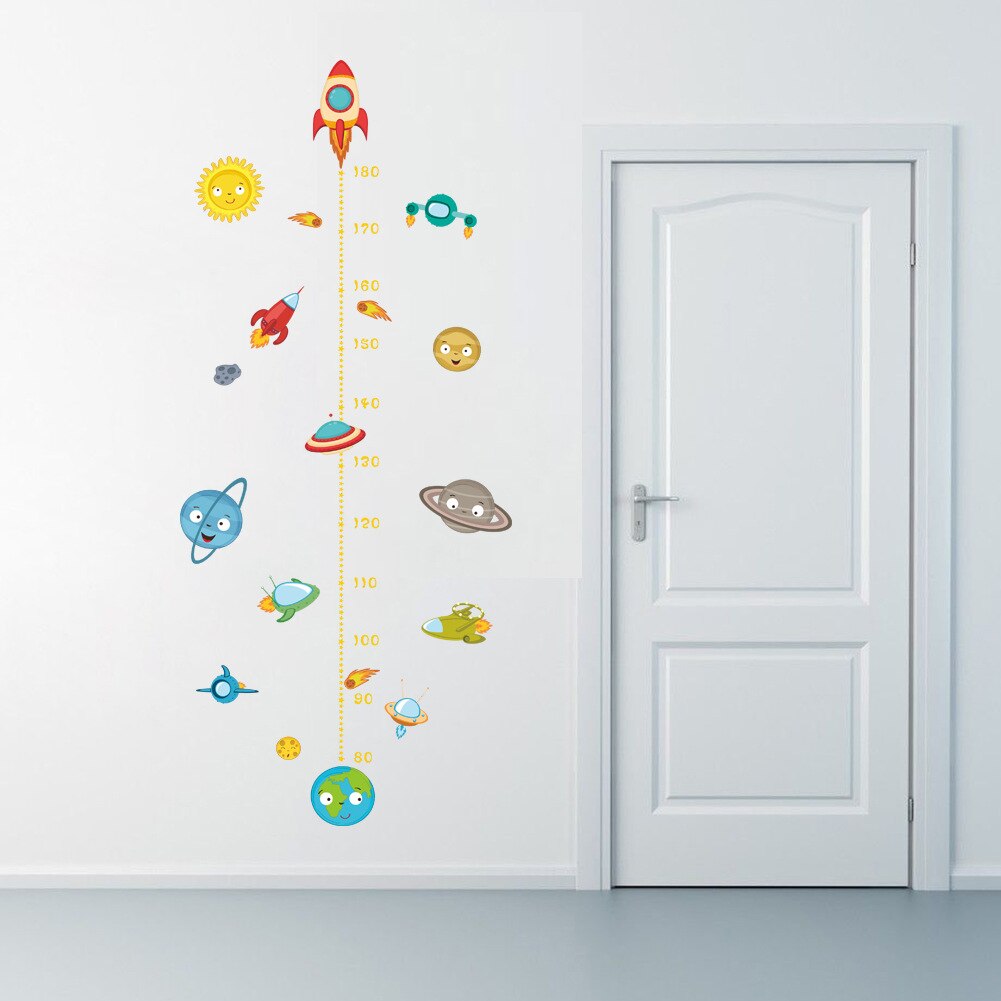 cartoon Wall stickers Home decoration growth map b... – Grandado