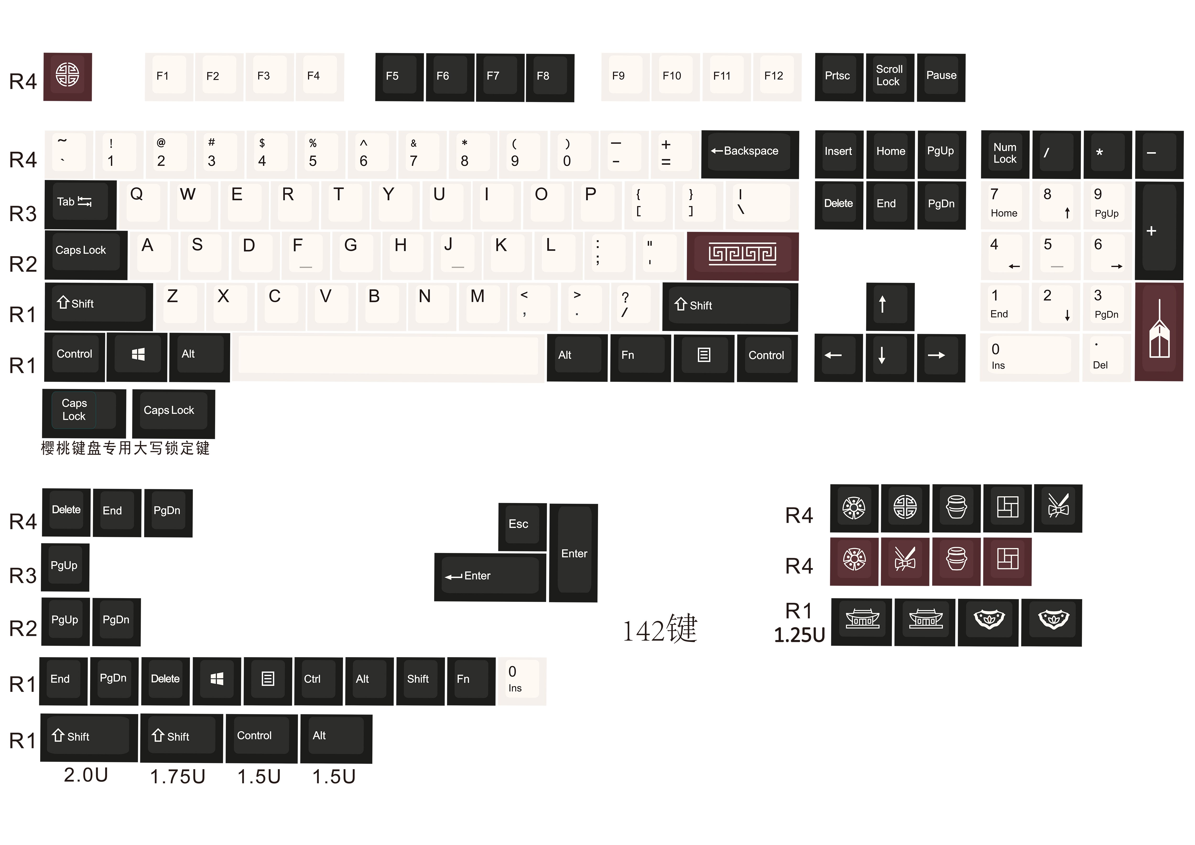 G-MKY Korean/English Keycaps Cherry PBT Dye-Subtio... – Grandado
