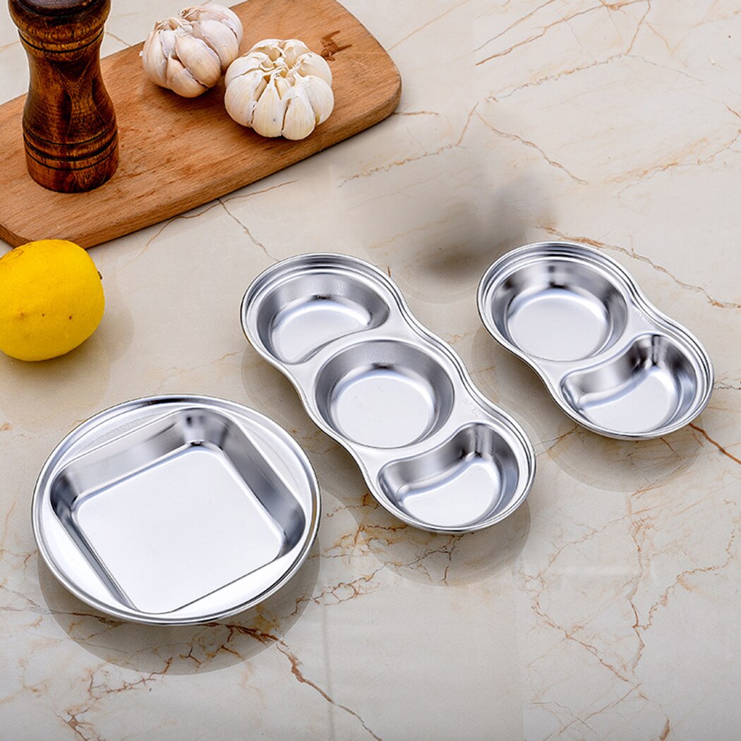 Plate Seasoning Tray Sauce Spice Stainless Steel T... – Vicedeal