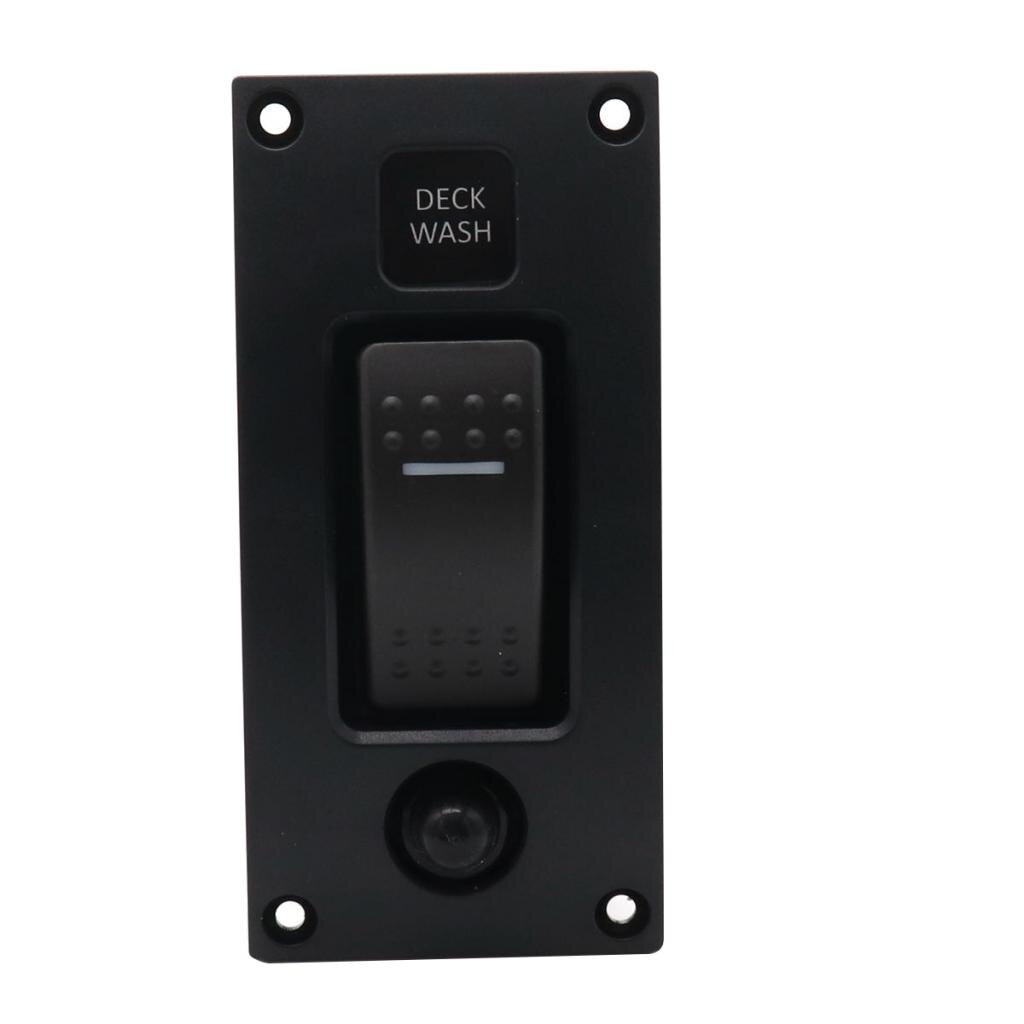 Deck Wash Rocker Switch Panel LED 12 volt Marine S... – Grandado