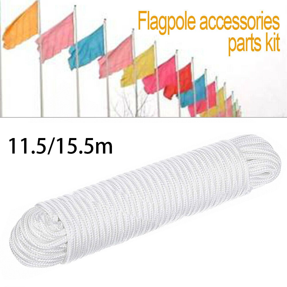 Nylon Braided Rope 6MM Flagpole Lifting Rope Outdo... – Grandado