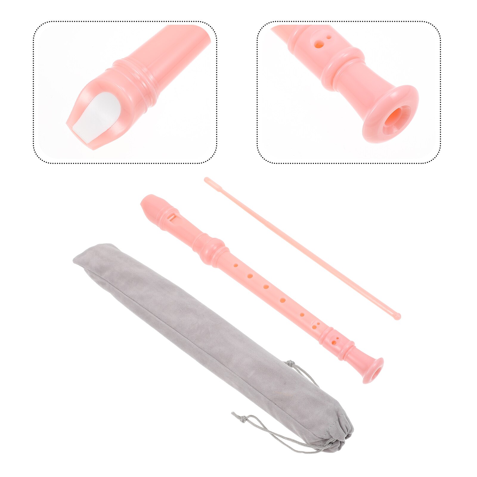 1 Set Kids Soprano Recorder 8 Hole Clarinet Durabl... – Grandado