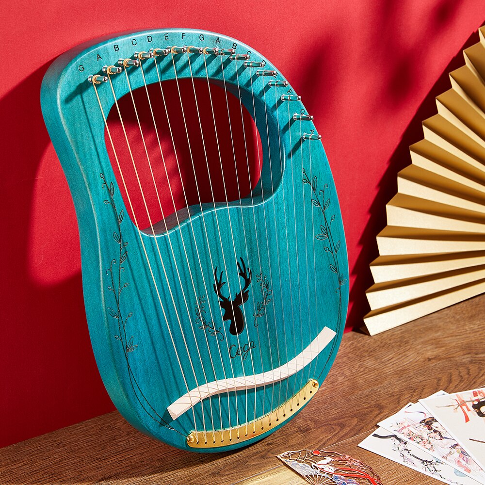 Muslady 16 String Upgraded Lyre Harp Portable Soli... – Vicedeal