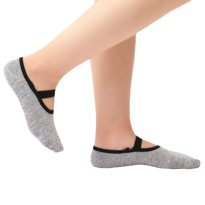 Yoga Socks Round Head Backless Non-Slip Cotton Ban... – Grandado