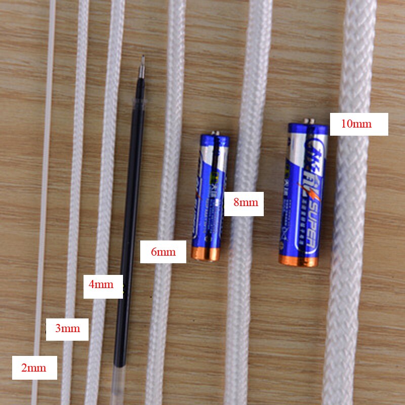 100M 2Mm Diy Craft Wit Nylon Gevlochten Samengeste... – Vicedeal